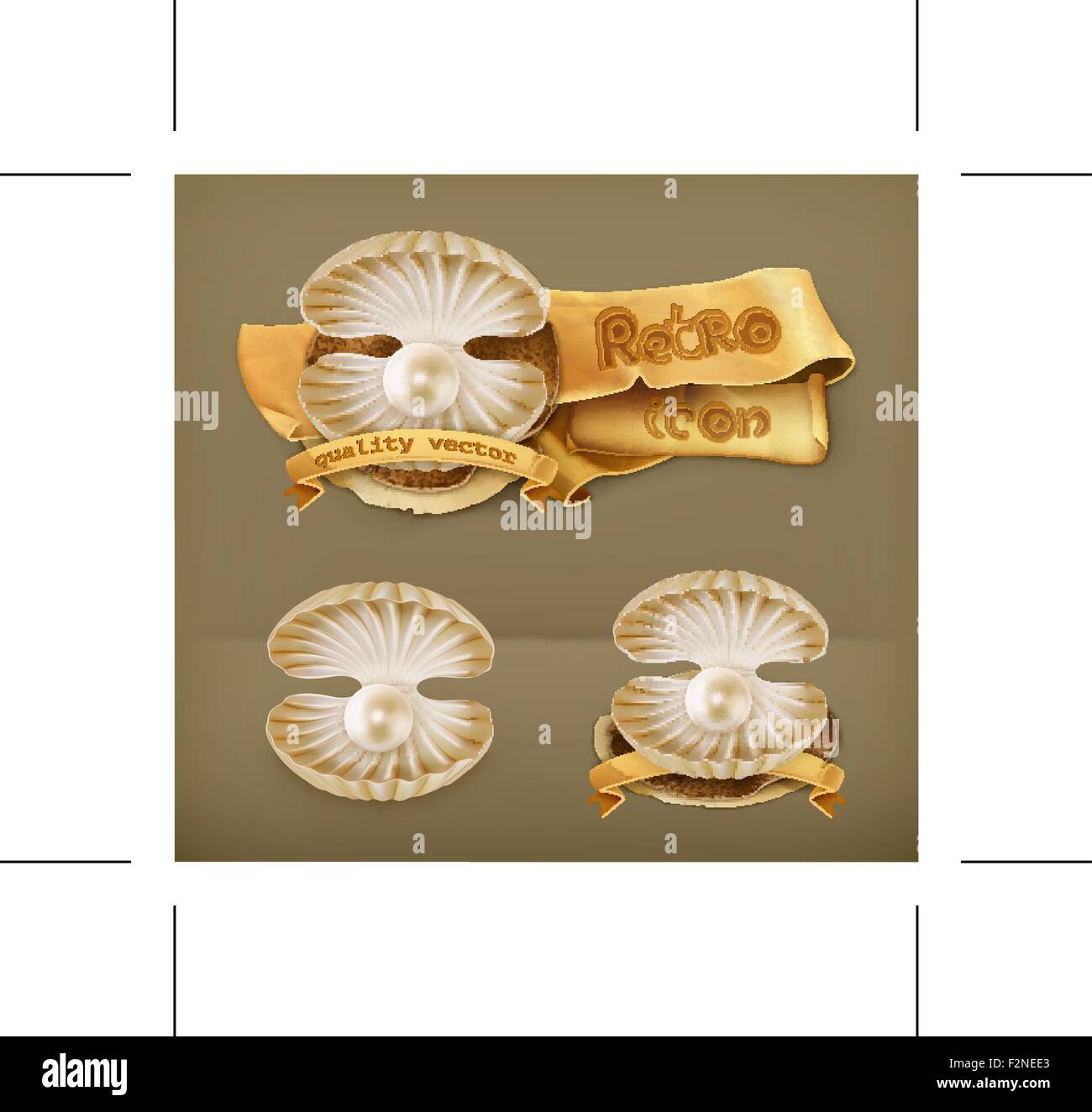 Pearl, vector icon Stock Vector Image & Art - Alamy