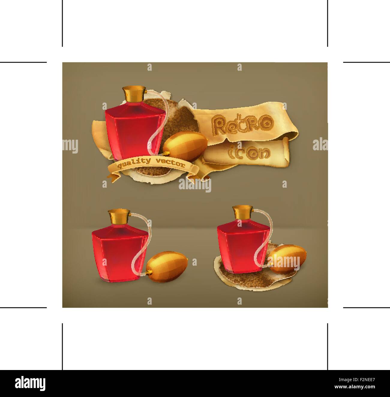 Vintage spray perfume Stock Vector Images - Alamy