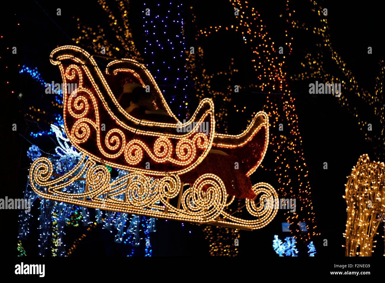 Flying sledge hi-res stock photography and images - Alamy
