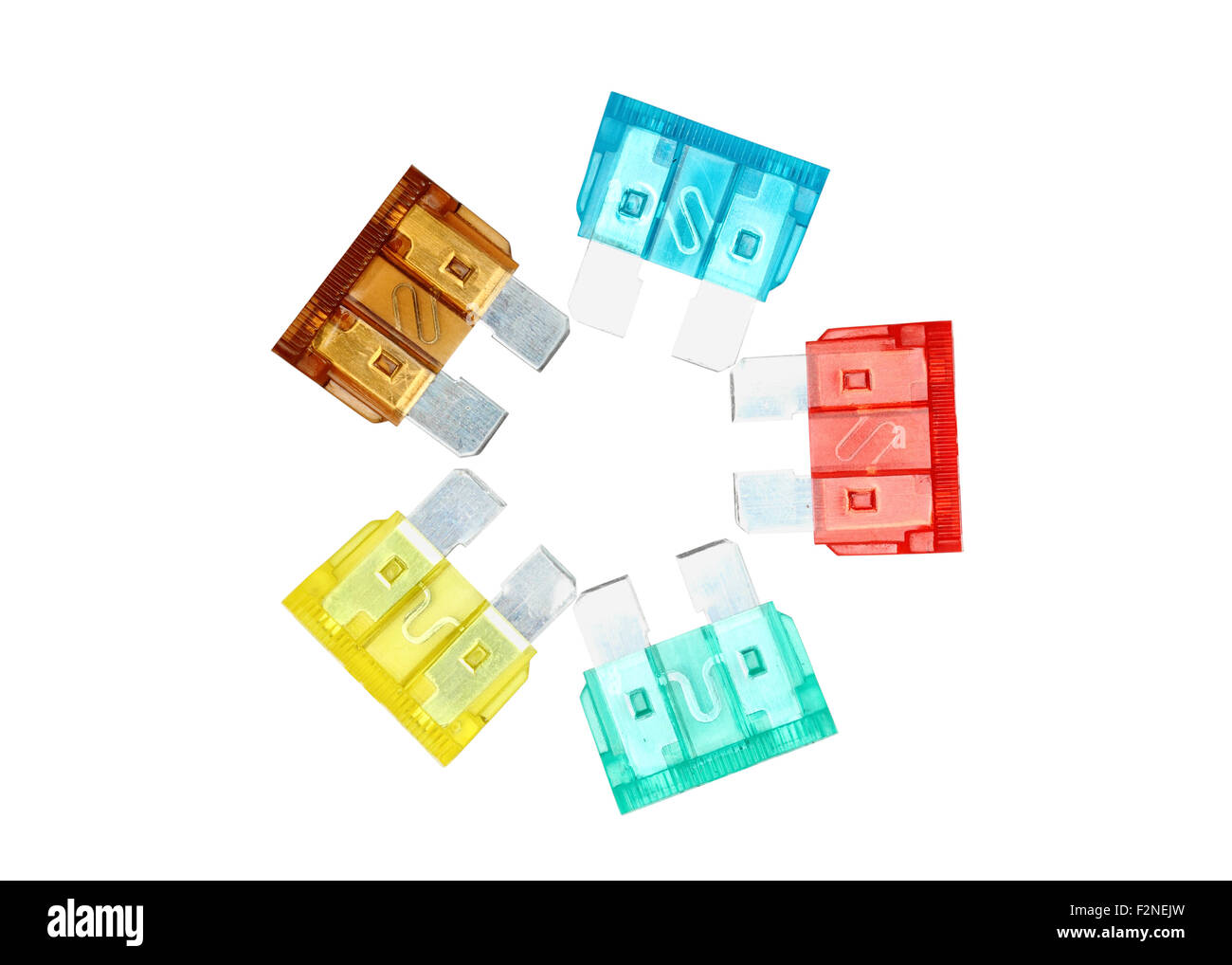 Car fuse. Isolated with clipping path Stock Photo - Alamy