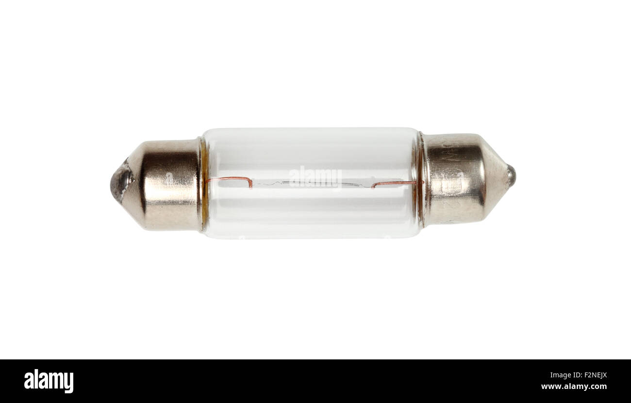 Auto bulb C5W. Isolated with clipping path Stock Photo - Alamy