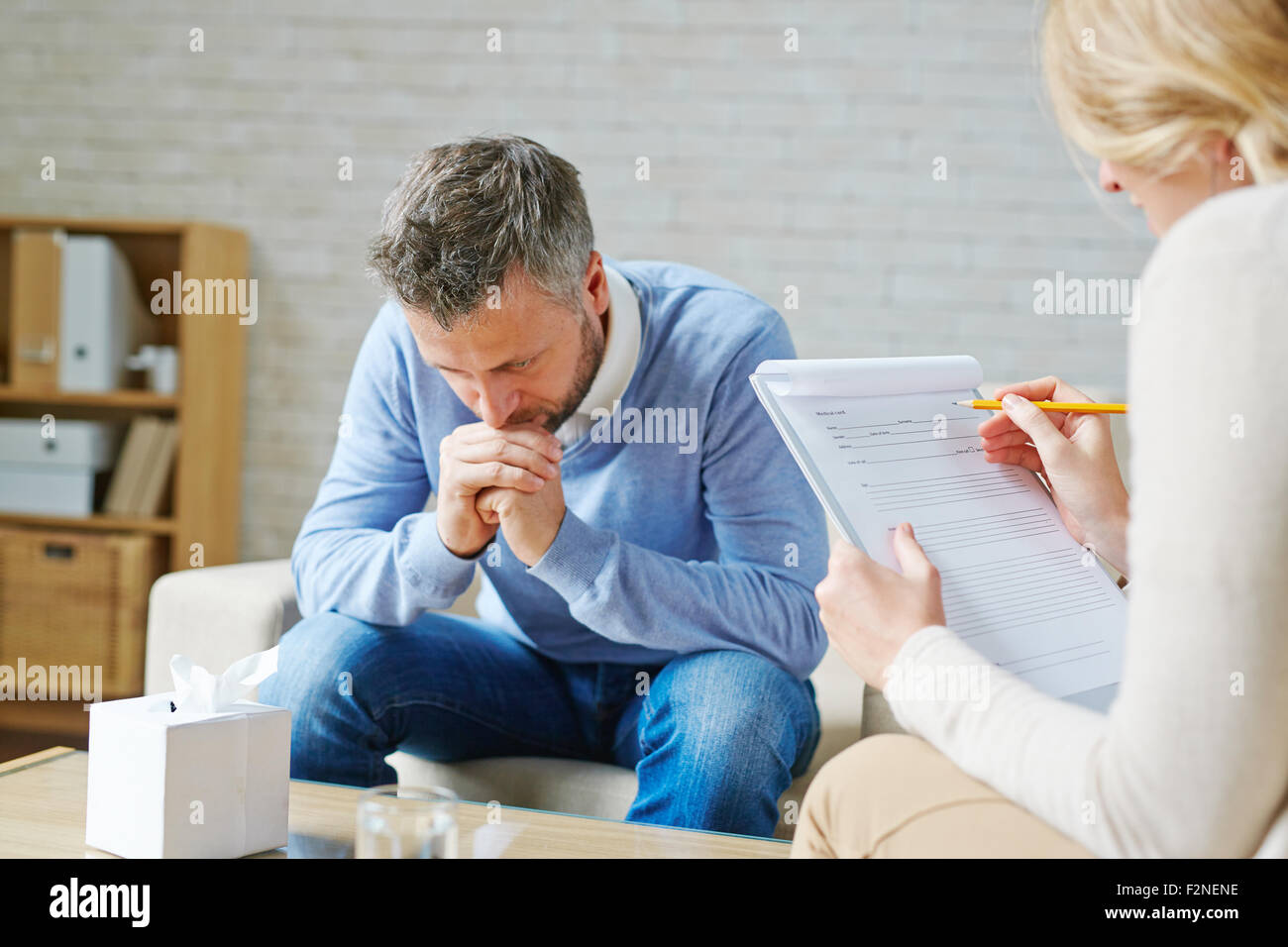 Tense man hi-res stock photography and images - Alamy