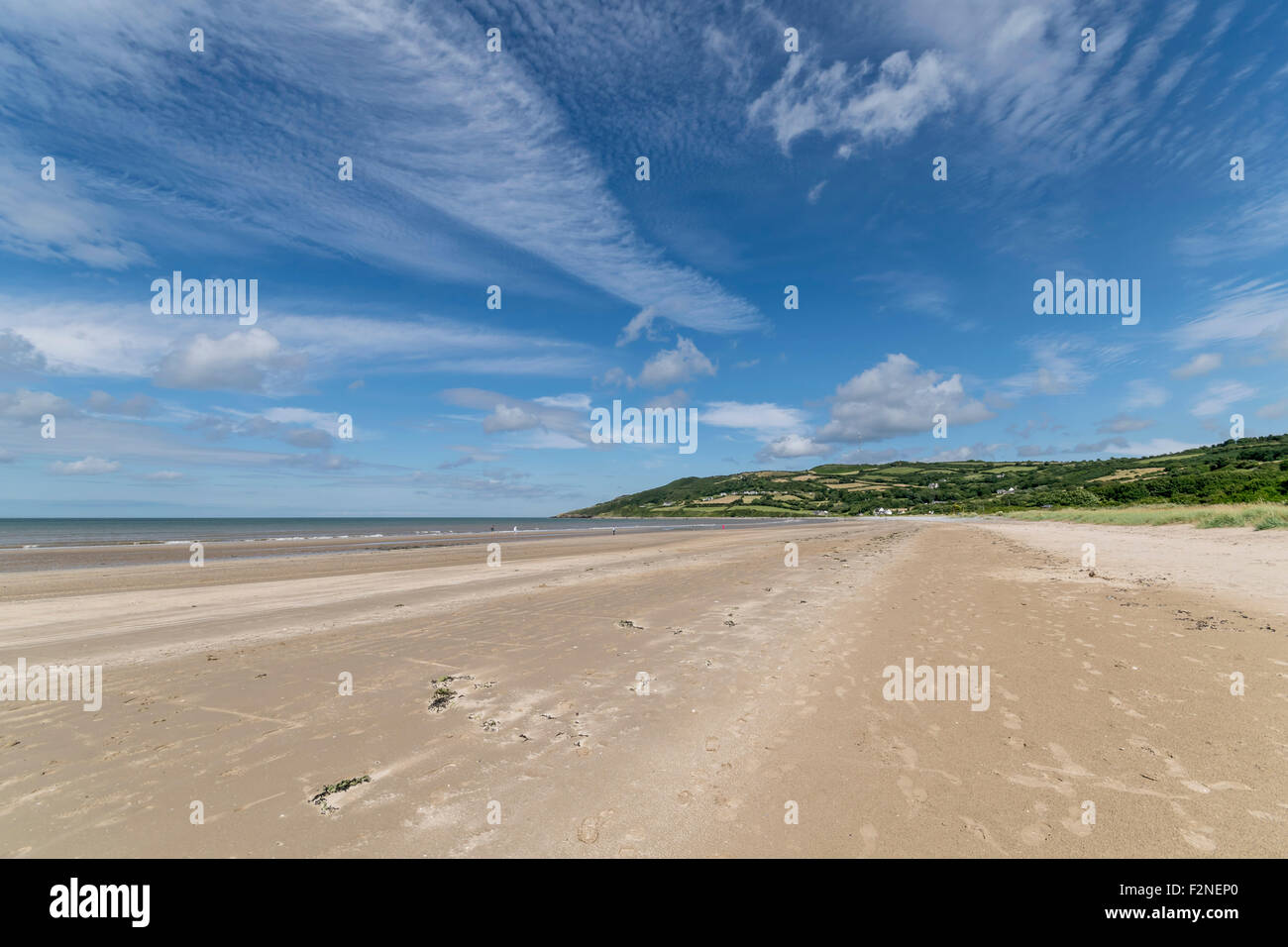 Red Wharf bay coast at Llanddona on Anglesey North Wales Stock Photo ...