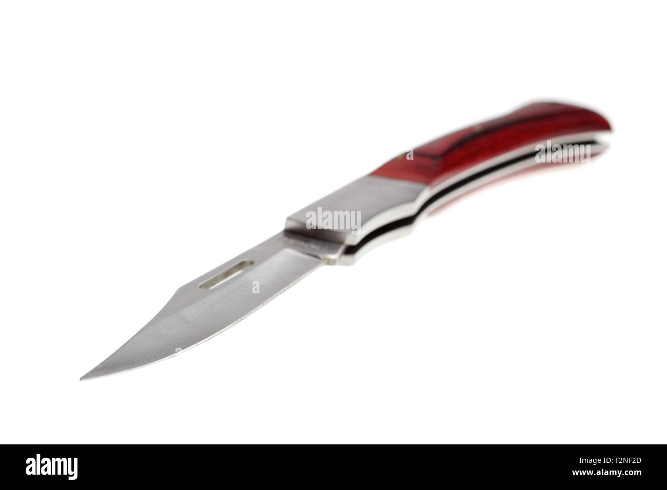 Clasp knife. Isolated on a white background Stock Photo - Alamy