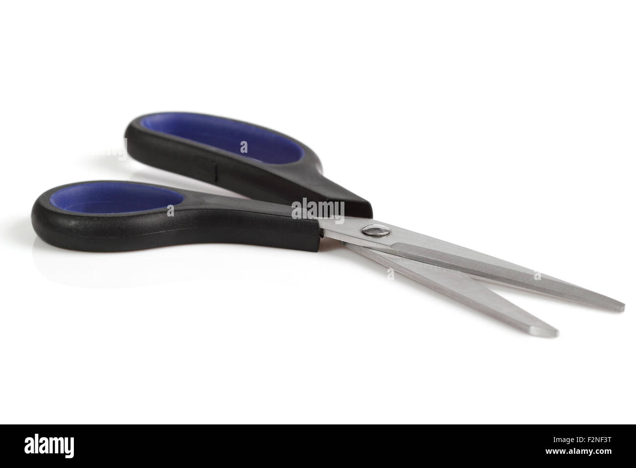Plastic Handle Scissors. Isolated with clipping path Stock Photo - Alamy