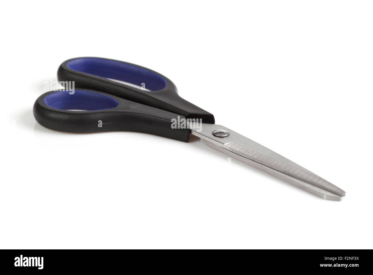 Plastic Handle Scissors. Isolated with clipping path Stock Photo - Alamy