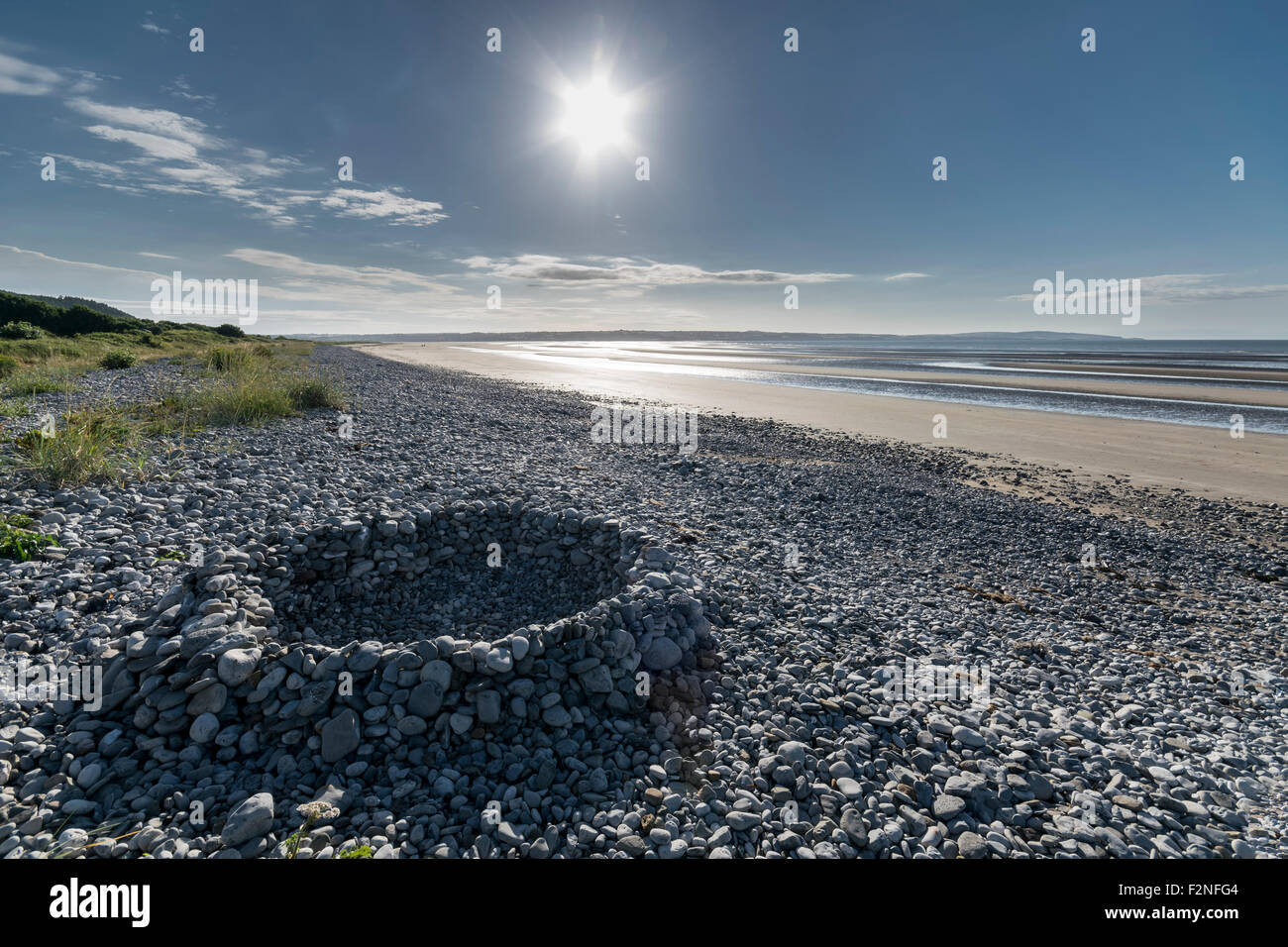 Red Wharf bay coast at Llanddona on Anglesey North Wales Stock Photo ...