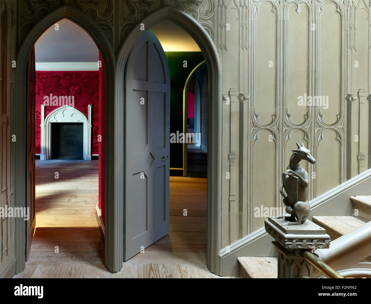 Red hall at strawberry hill hi-res stock photography and images - Alamy