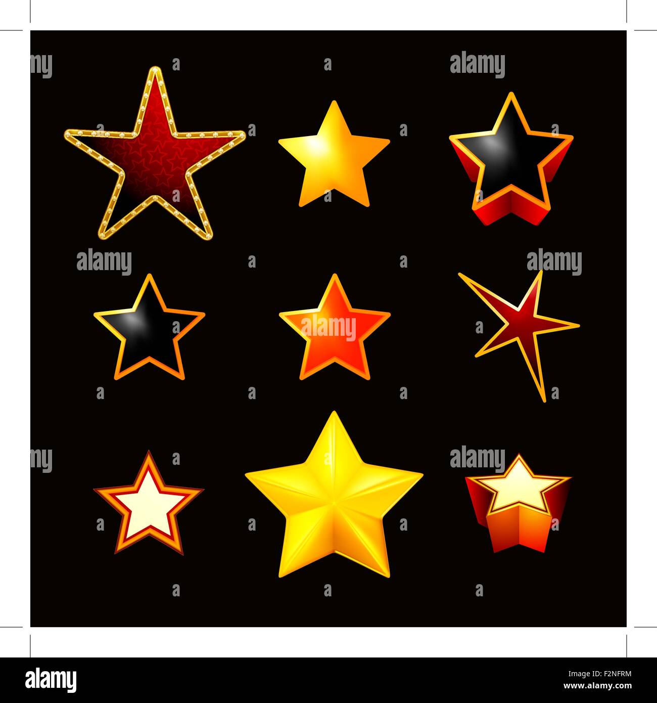 Clean holiday frame black background Stock Vector Images - Alamy