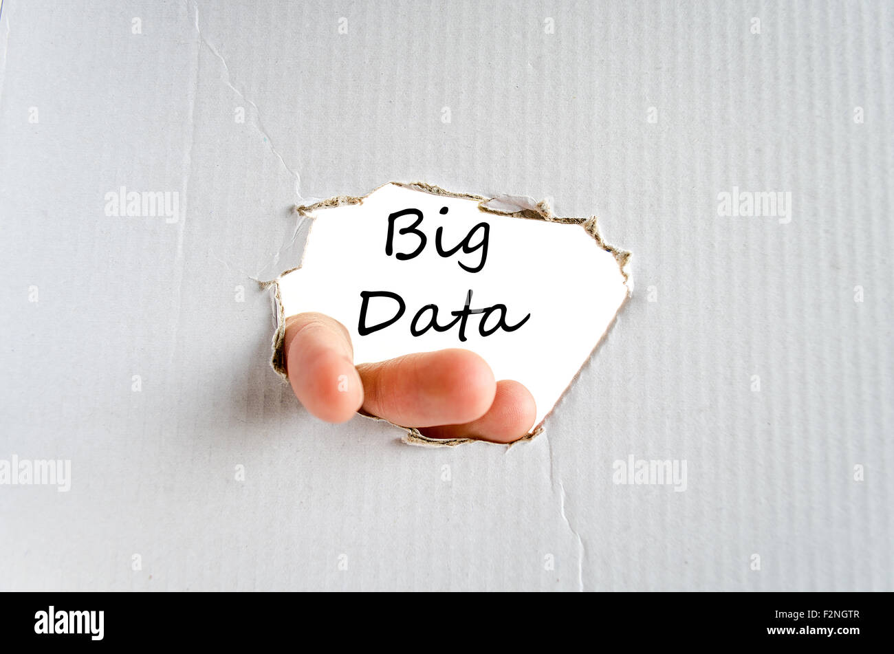 Big data text concept isolated over white background Stock Photo - Alamy