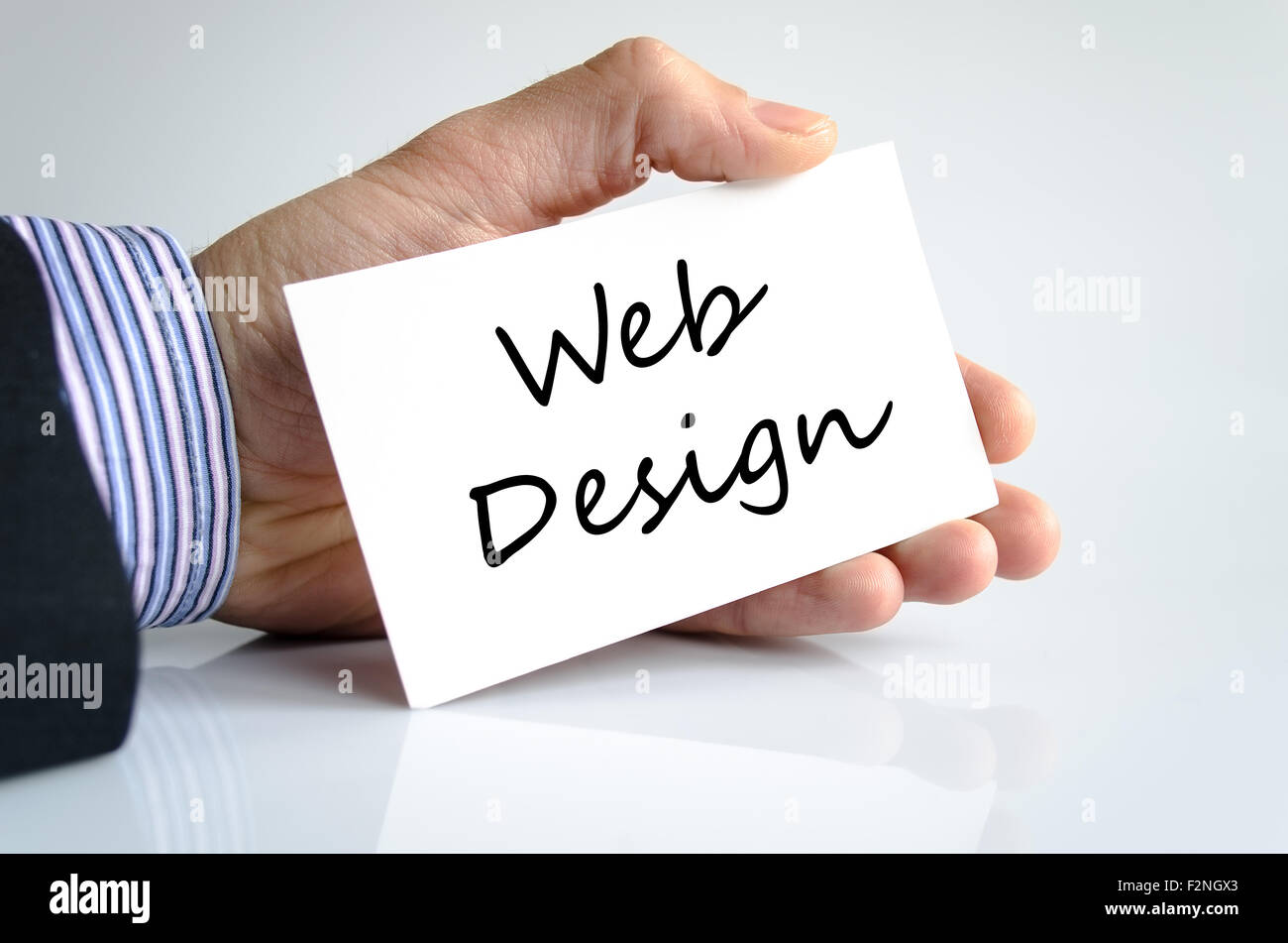 Web design text concept isolated over white background Stock Photo - Alamy