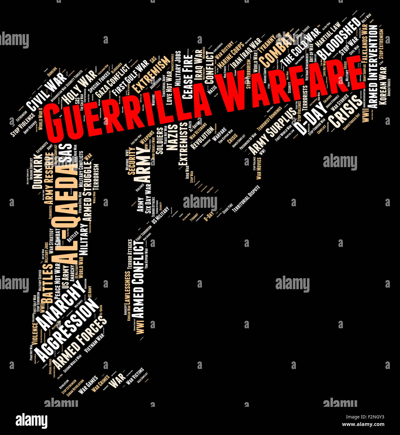 Guerrilla Warfare Showing Resistance Fighter And Fights Stock Photo - Alamy