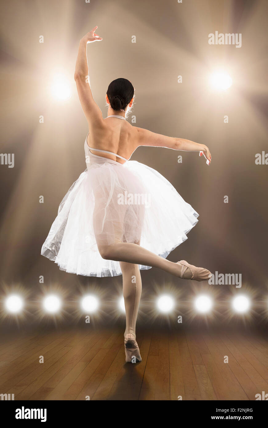 Hispanic ballet dancer performing on stage Stock Photo - Alamy