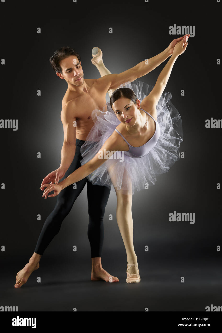 Hispanic ballet dancers performing Stock Photo - Alamy