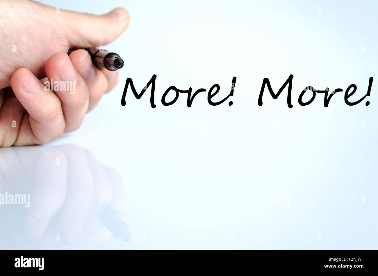 More text concept isolated over white background Stock Photo - Alamy