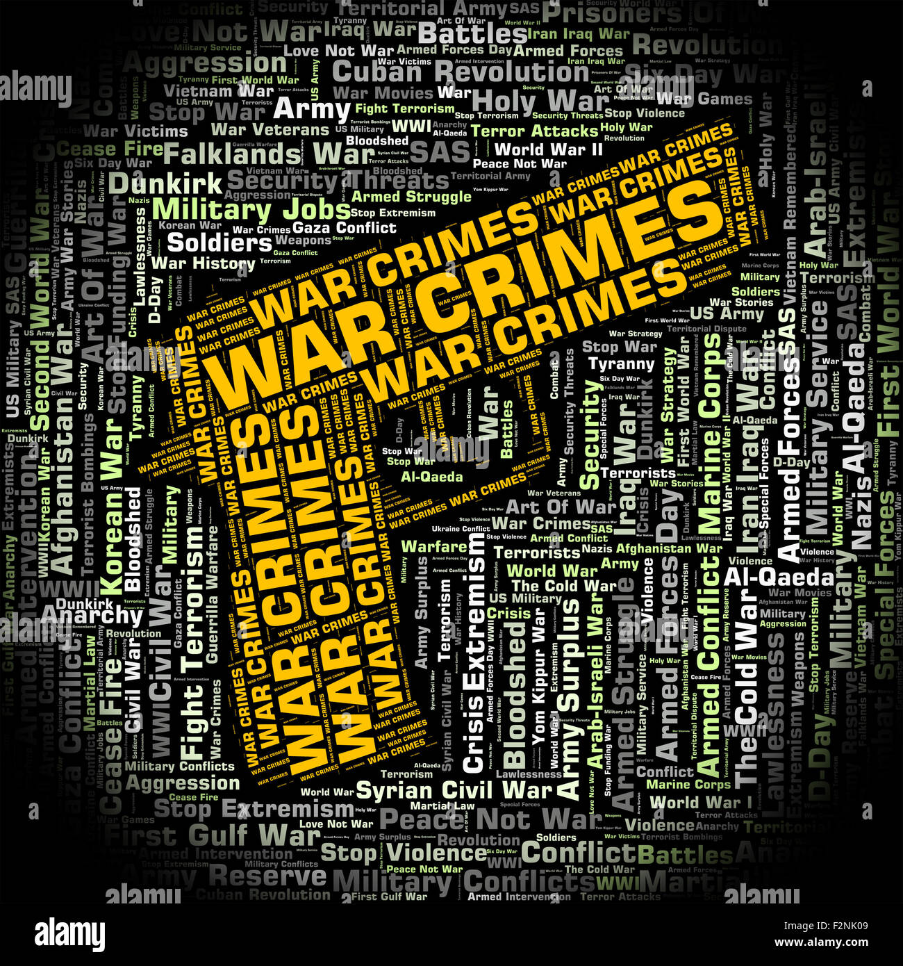 War showing military action words hi-res stock photography and images ...