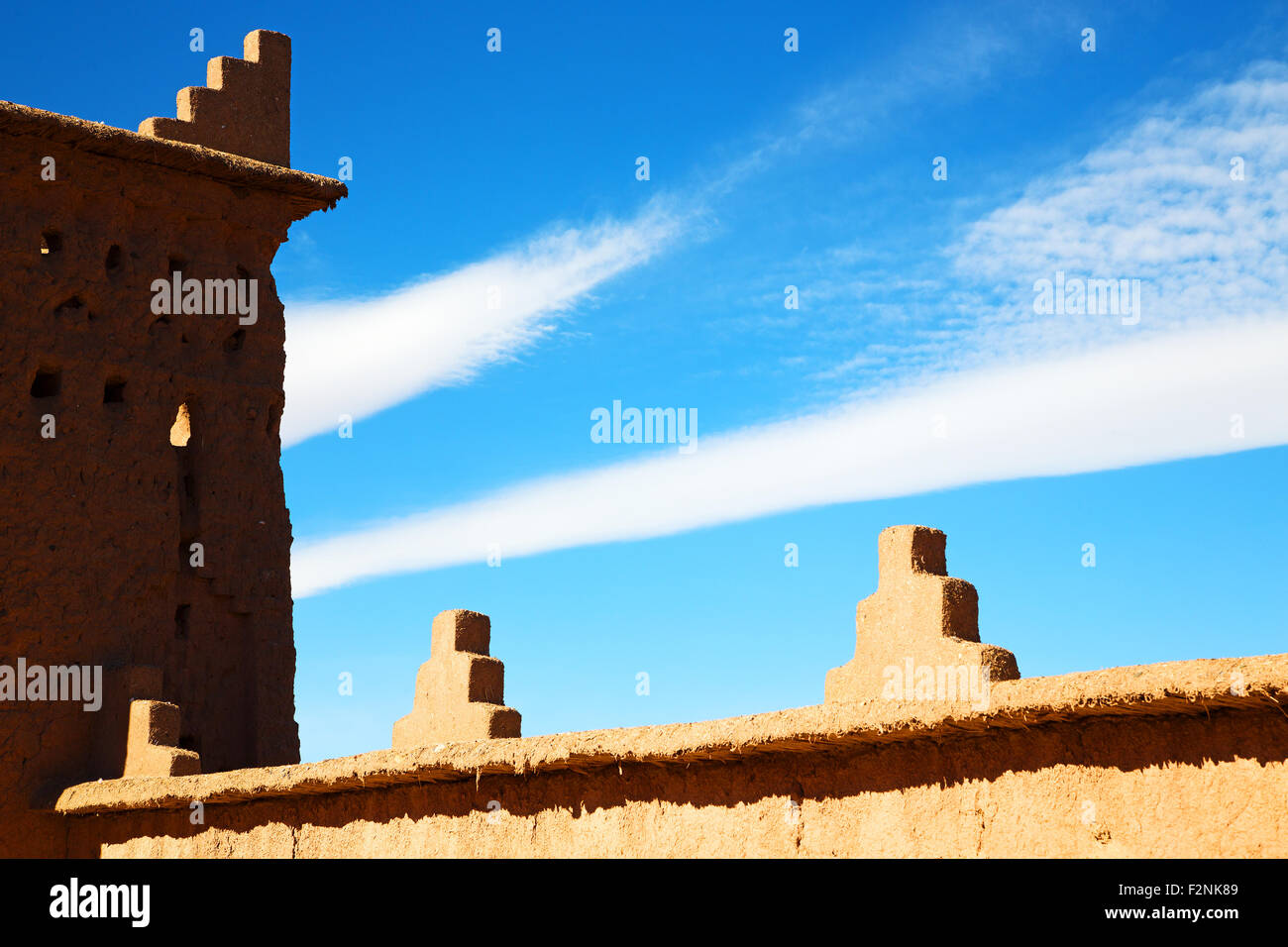 moroccan old wall and brick in antique city Stock Photo - Alamy