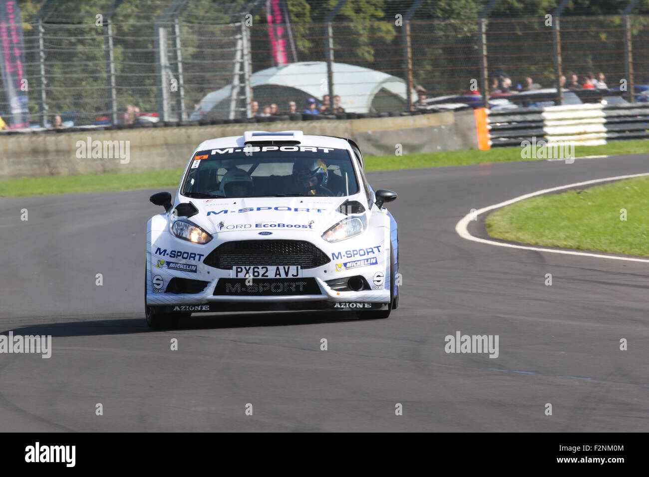 A Ford Focus WRC Car on track at Castle Combe Circuit's Rallyday Stock ...
