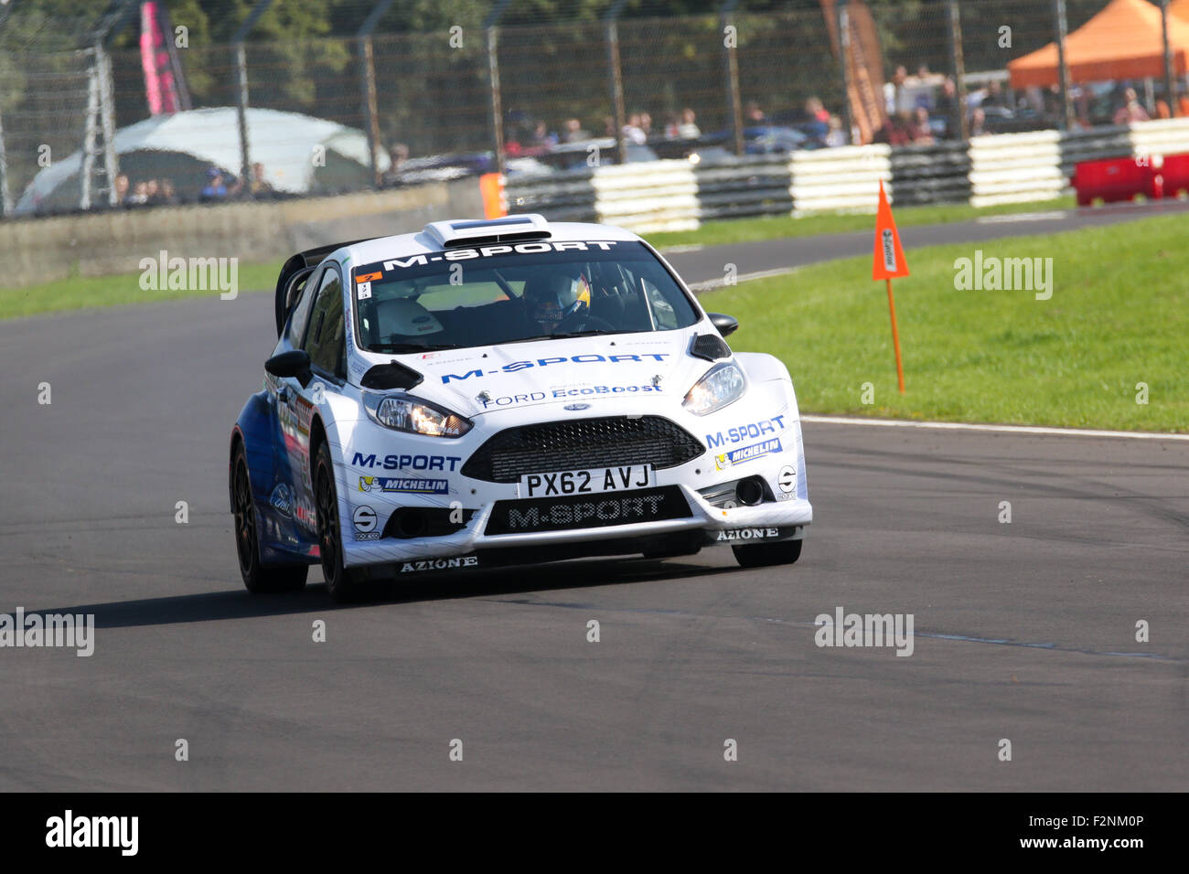 A Ford Focus WRC Car on track at Castle Combe Circuit's Rallyday Stock ...