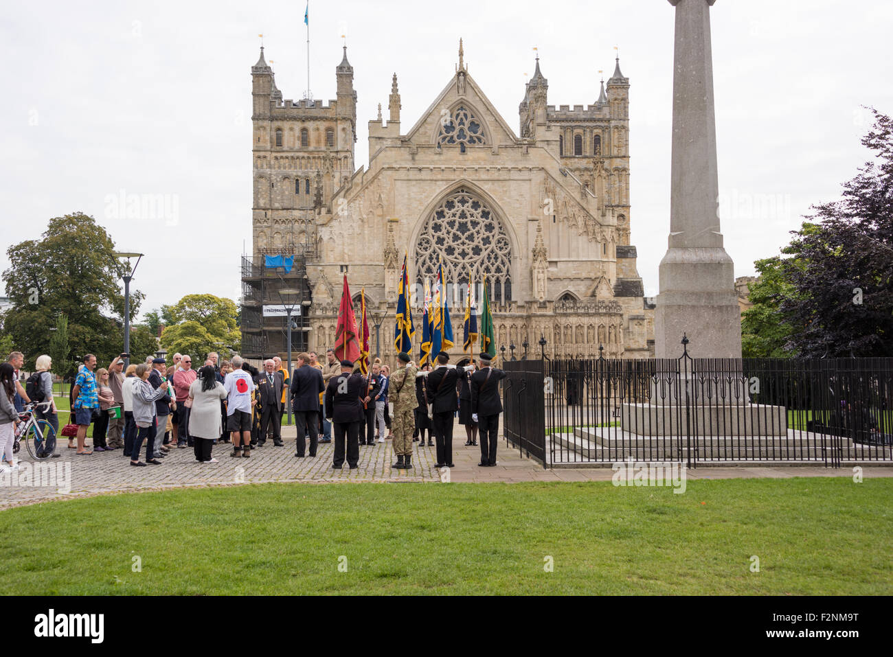A Remembrance service to commemorate the WW2 battle of Britain outside ...