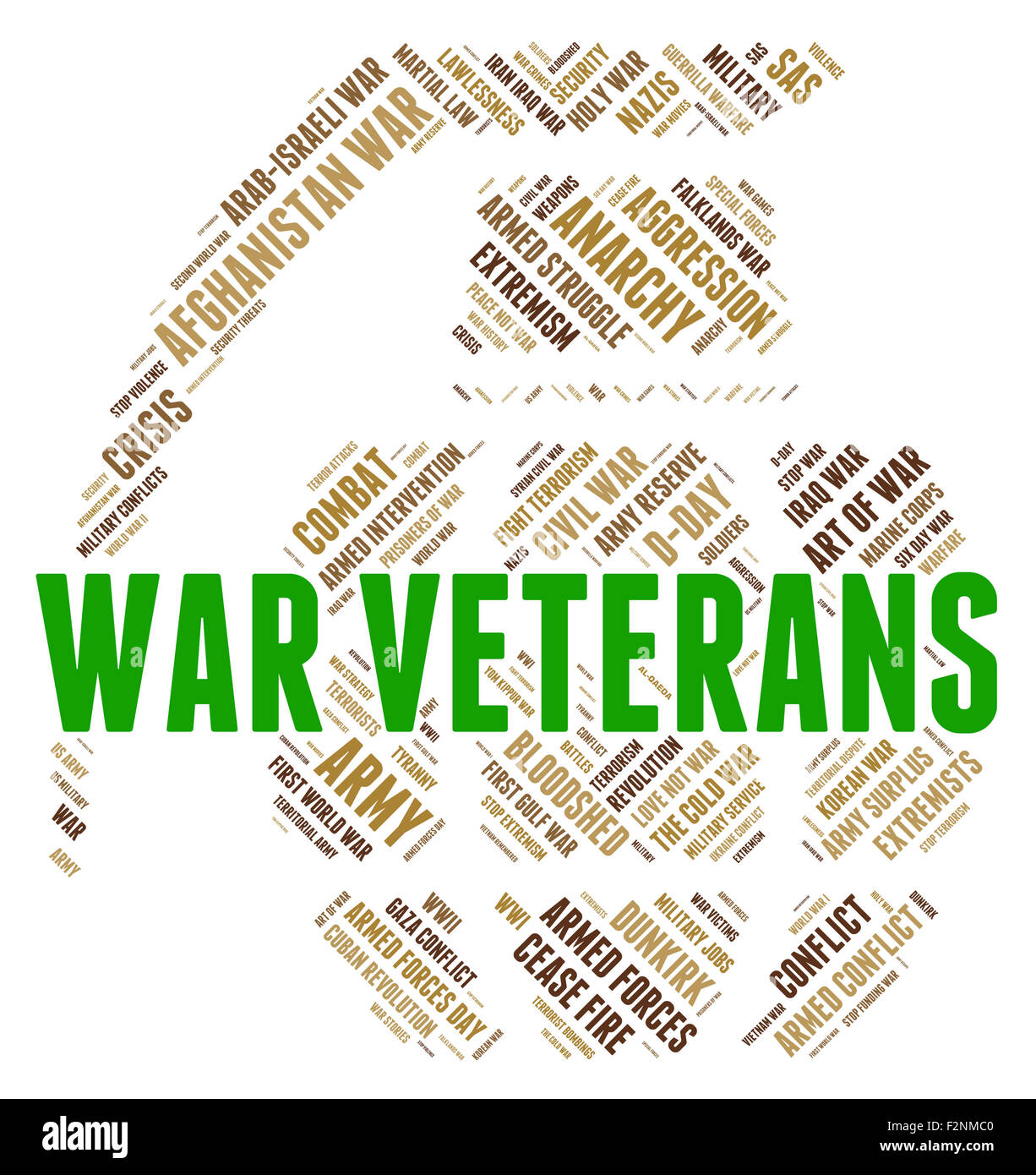 War Veterans Indicating Armed Combat And Conflict Stock Photo - Alamy
