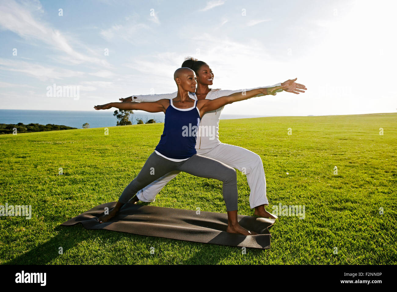 Female yoga coach hi-res stock photography and images - Alamy