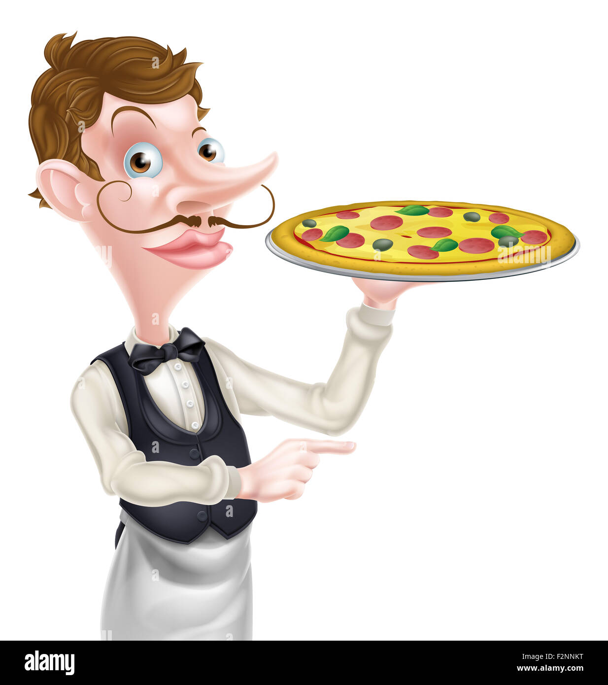 Waiter Cartoon High Resolution Stock Photography and Images - Alamy