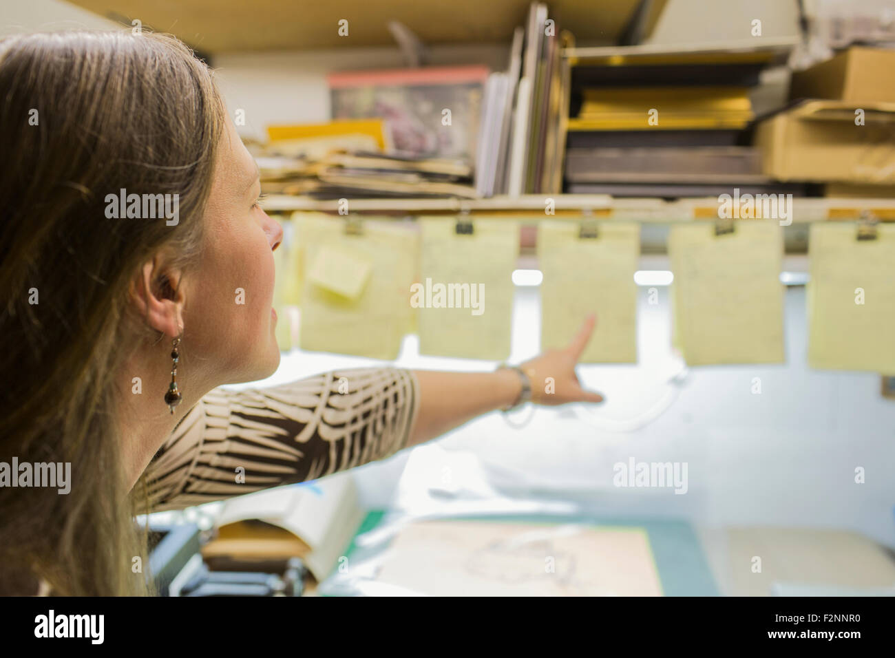 Female person artist working on hi-res stock photography and images - Alamy