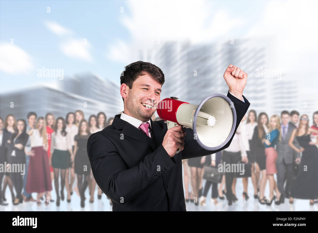 Colleague stands hi-res stock photography and images - Alamy