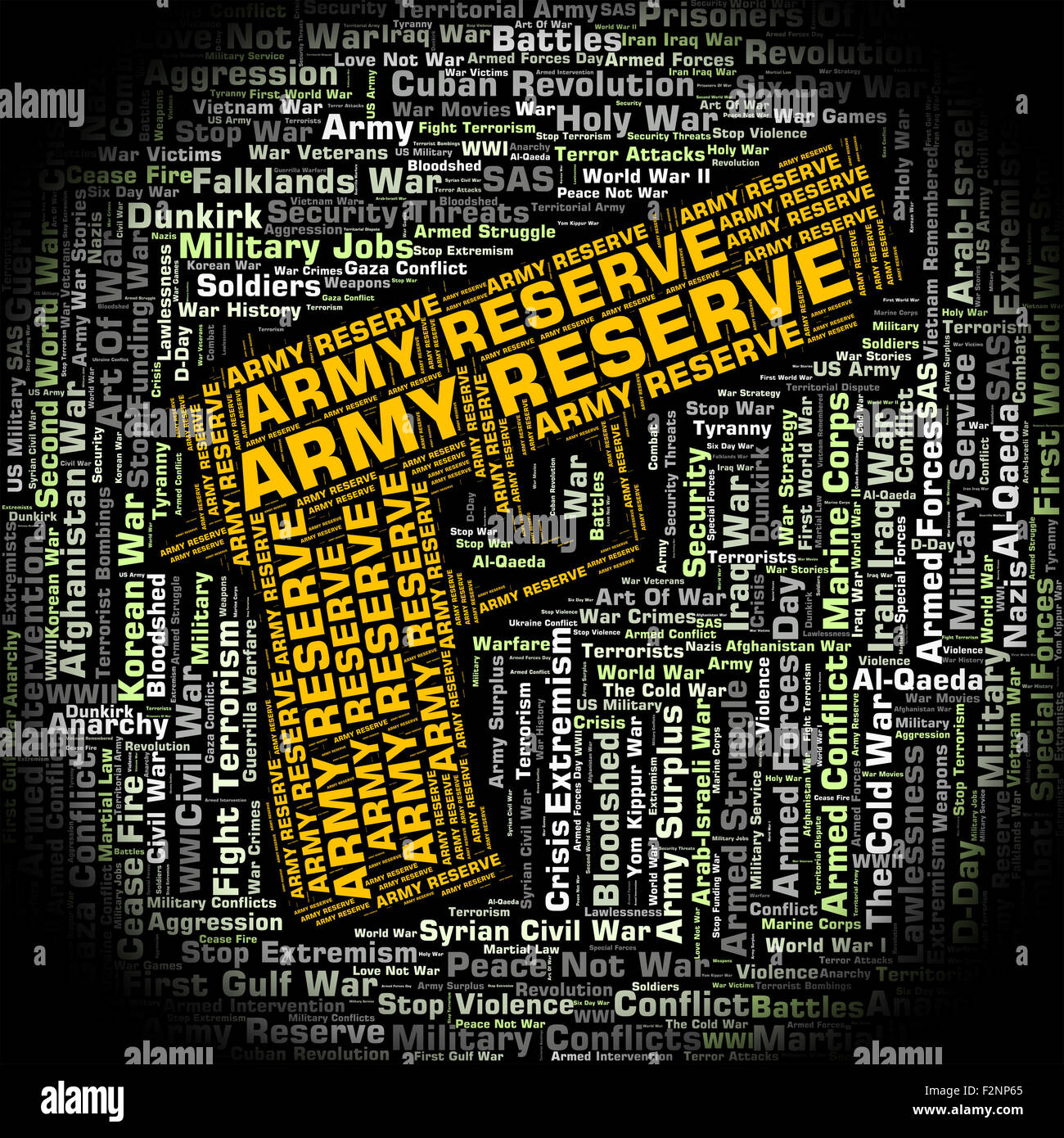Army Reserve Representing Home Guard And Word Stock Photo - Alamy