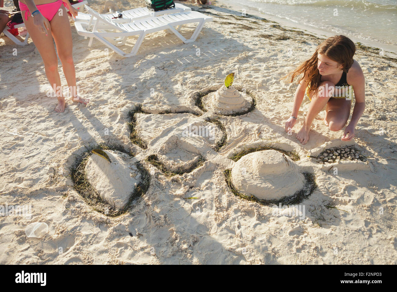 Girl Sandcastle High Resolution Stock Photography and Images - Alamy
