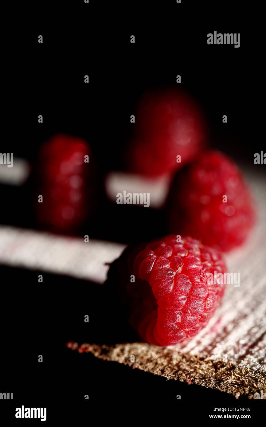 Raspberry close up hi-res stock photography and images - Alamy