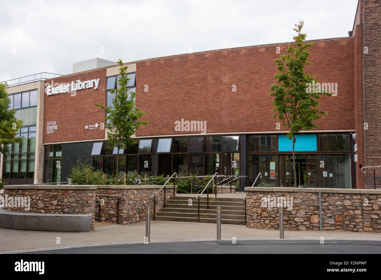 Exeter Library Exeter City UK Stock Photo - Alamy