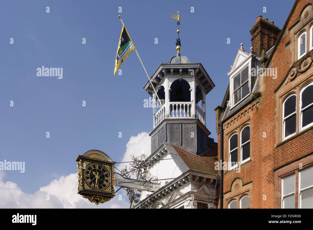 Guildford town clock hi-res stock photography and images - Alamy