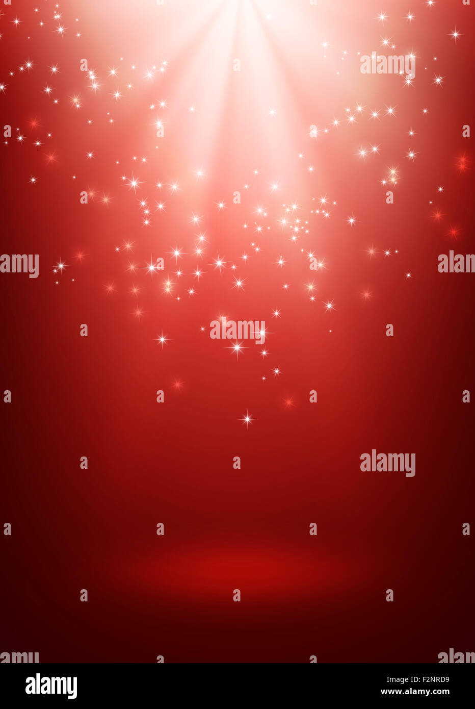 Shiny red background with starlight raining down Stock Photo - Alamy