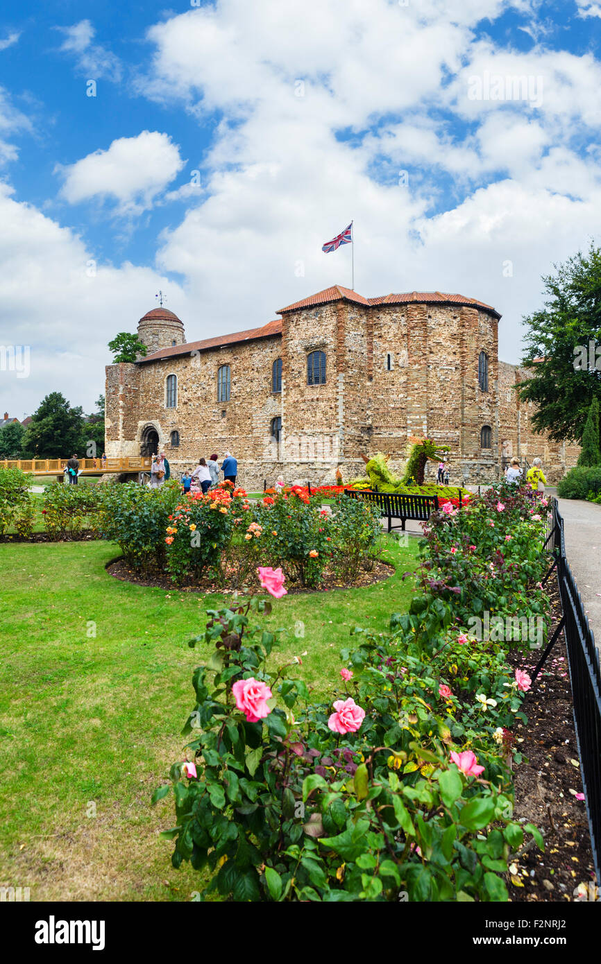 The front of Colchester Castle, Colchester, Essex, England, UK Stock ...