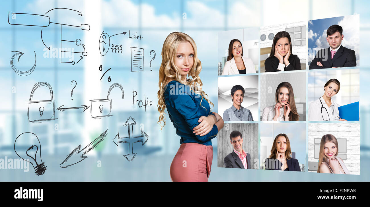 Collage of people hi-res stock photography and images - Alamy