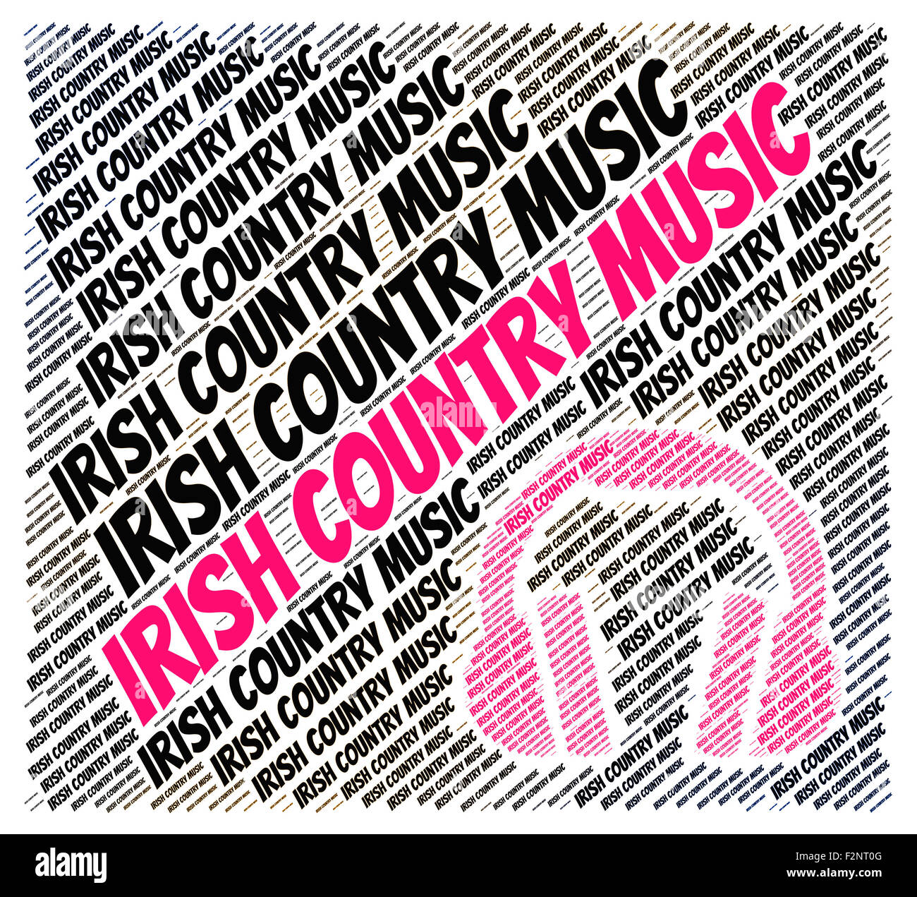 Irish Country Music Representing Sound Track And Musical Stock Photo ...