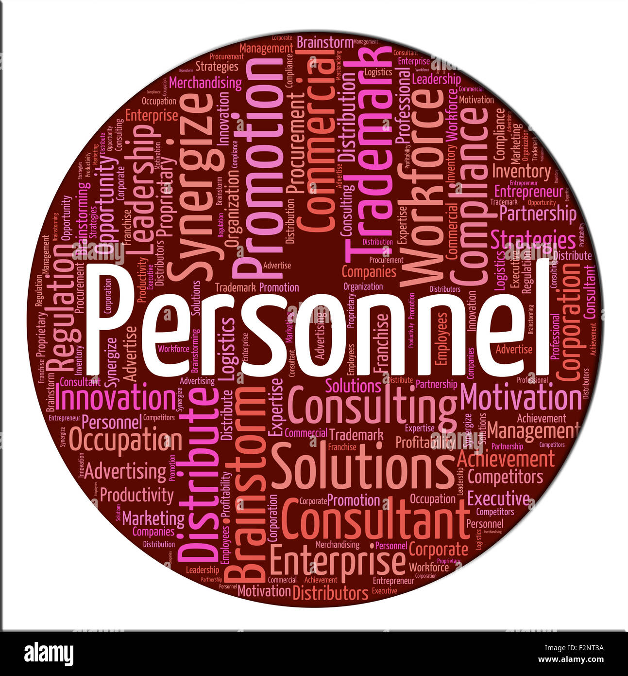 Personnel Word Representing Labour Force And Text Stock Photo - Alamy