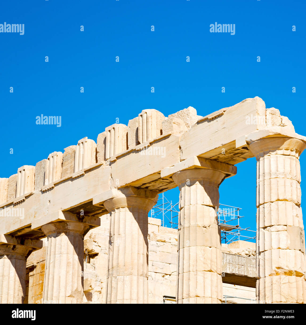 in greece the old architecture and historical place parthenon athens ...