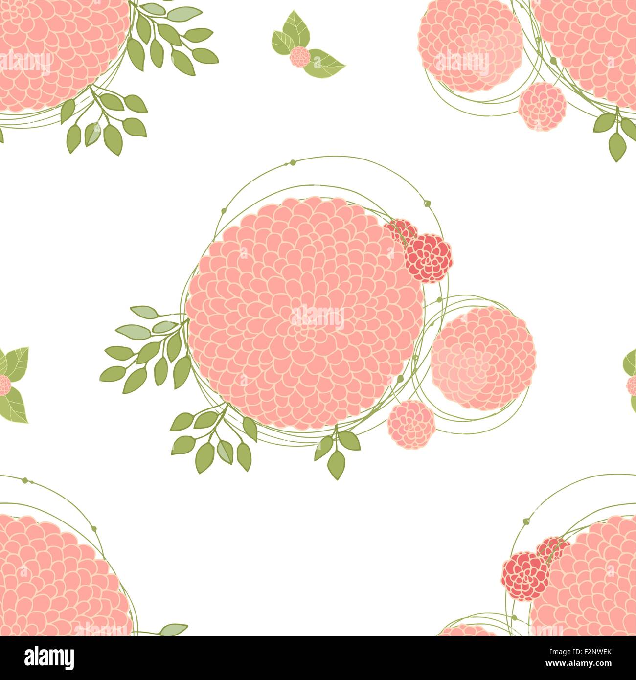 Seamless texture with asters Stock Vector Image & Art - Alamy