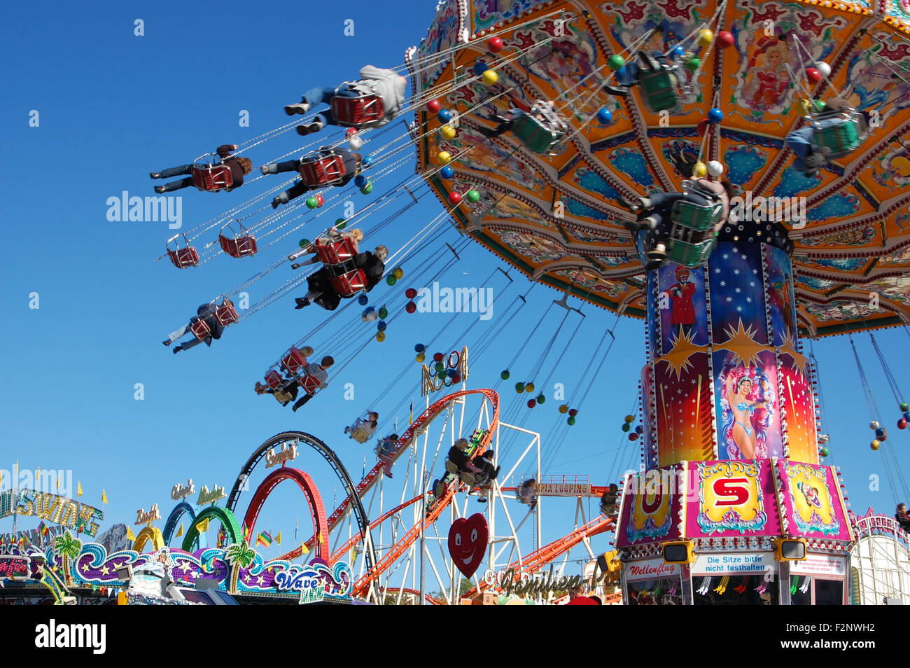 Munich oktoberfest carousel hi-res stock photography and images - Alamy