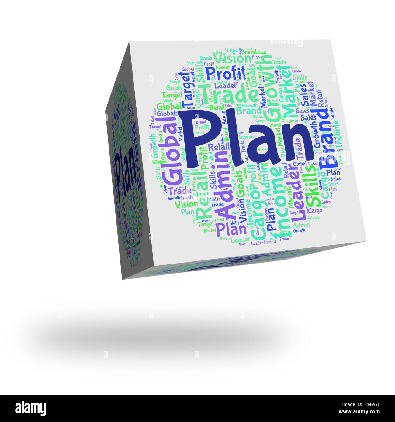 Plan Word Representing Stratagem Strategy And Words Stock Photo - Alamy
