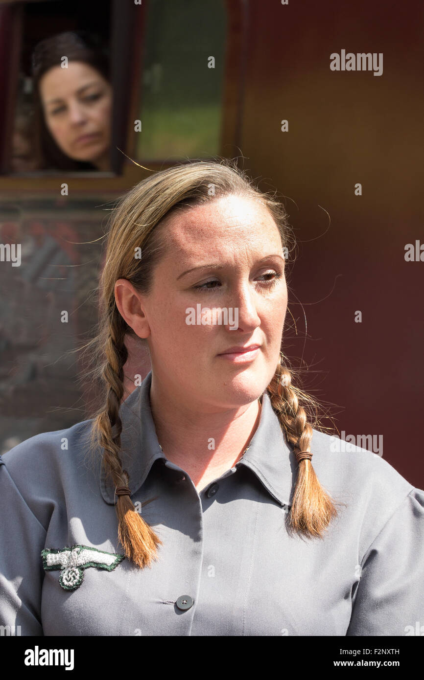 Ww2 reenactment female hi-res stock photography and images - Alamy