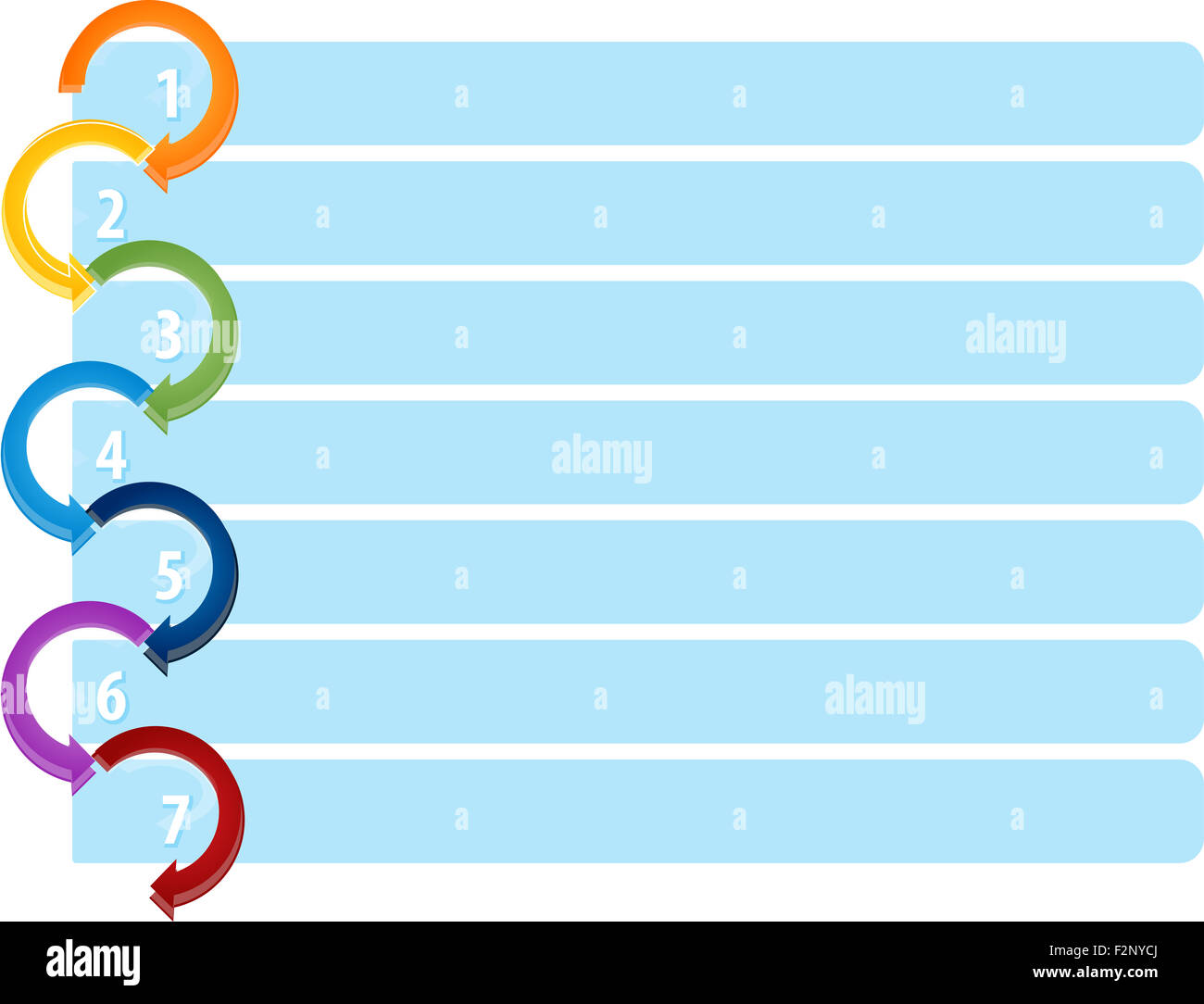 Blank business strategy concept infographic diagram illustration Cycle ...