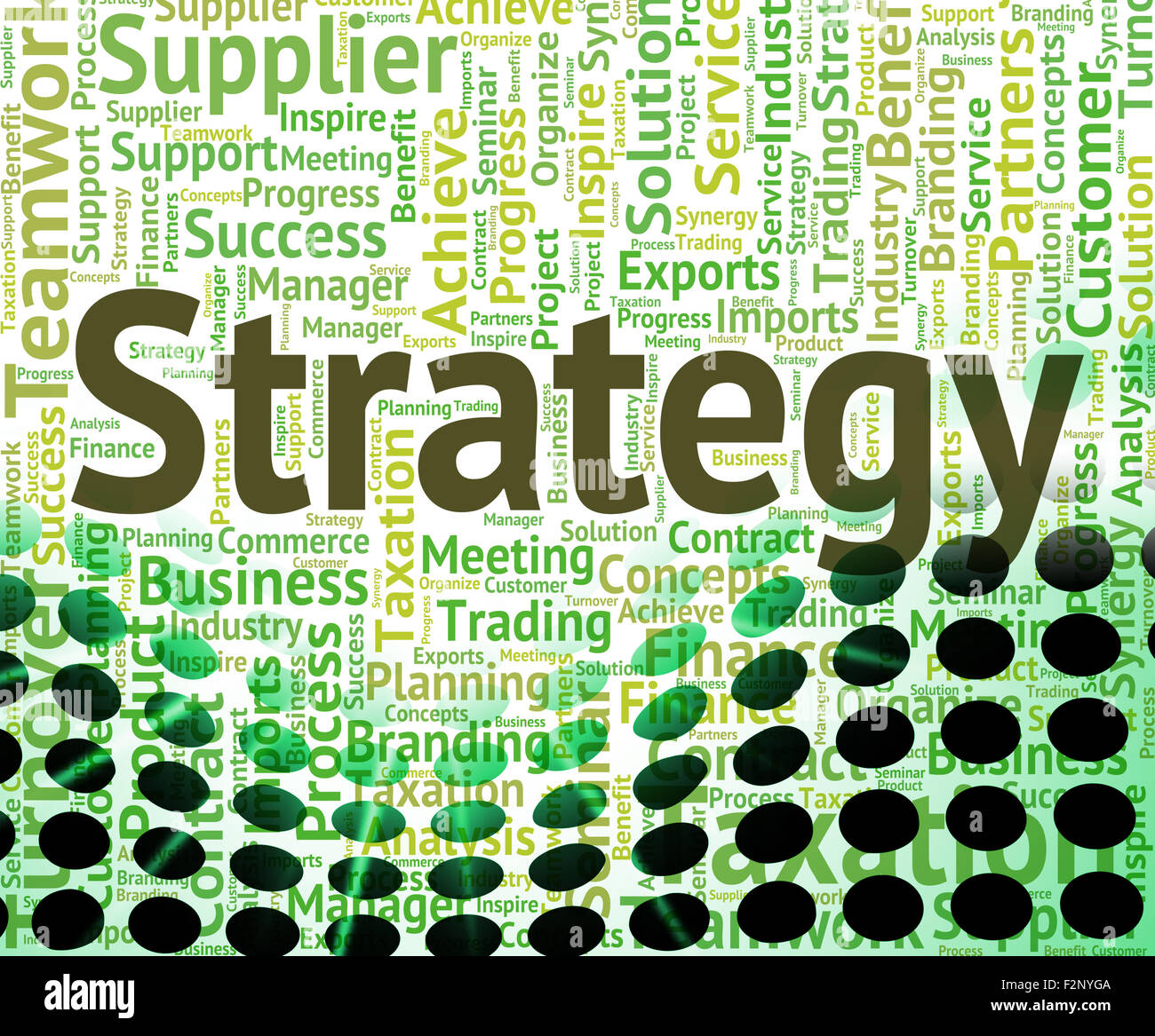 Strategy Word Meaning Tactics Tactic And Innovation Stock Photo - Alamy
