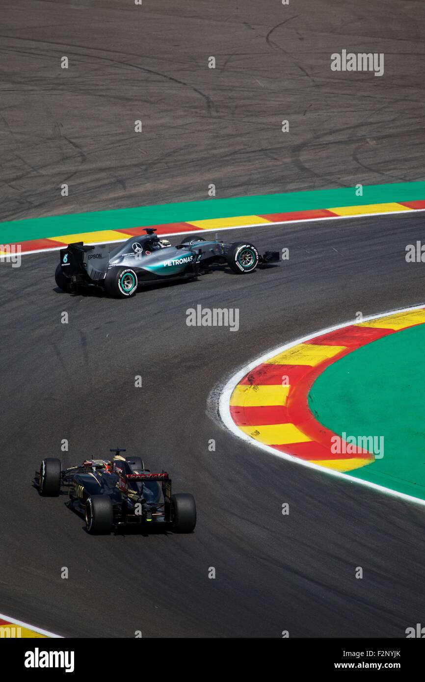2015 Formula 1 Shell Belgian Grand Prix, Spa Stock Photo - Alamy