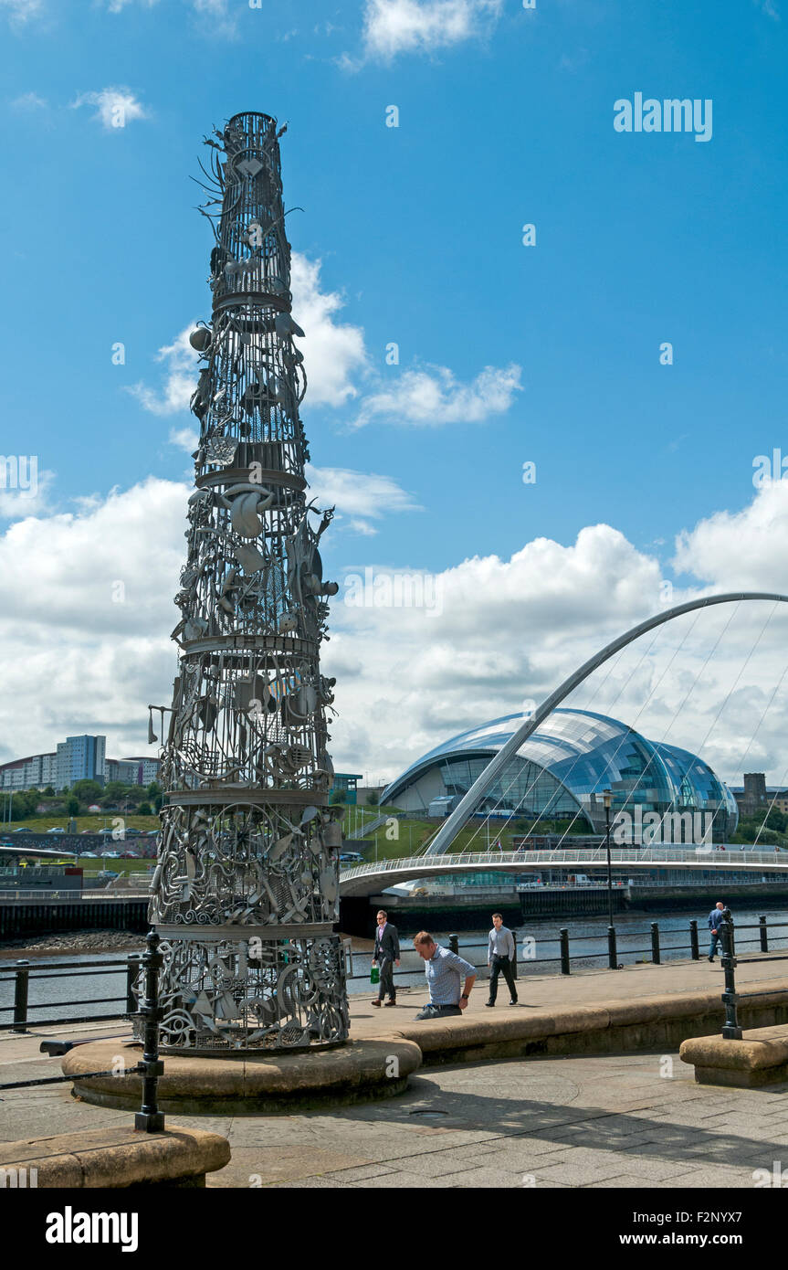'Blacksmiths Needle' a sculpture by the British Artist Blacksmiths ...