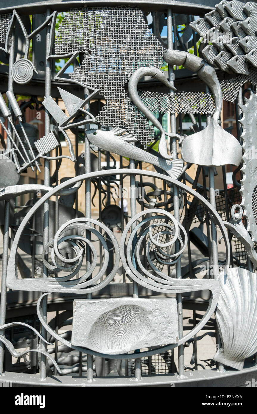 'Blacksmiths Needle' a sculpture by the British Artist Blacksmiths ...