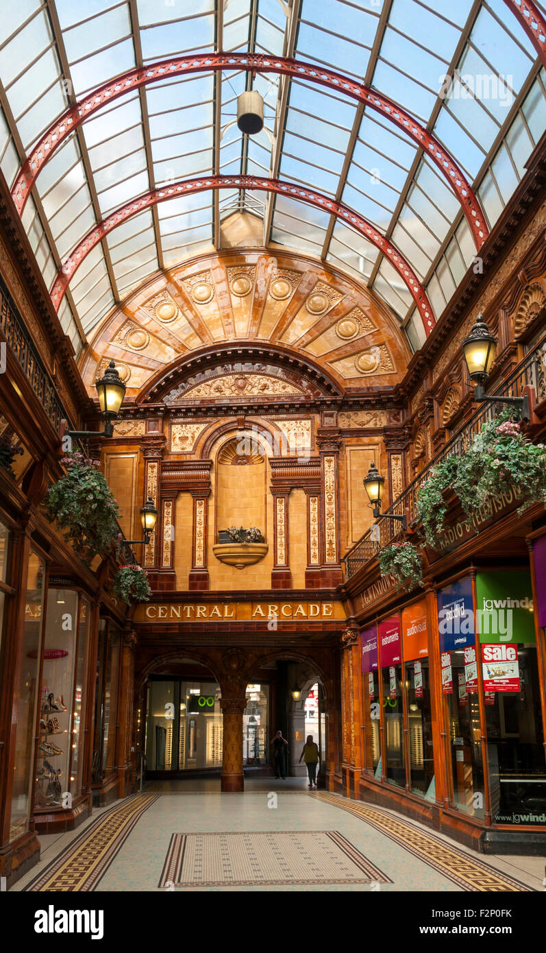 Central Arcade, an Edwardian (1906) shopping arcade in Newcastle upon ...
